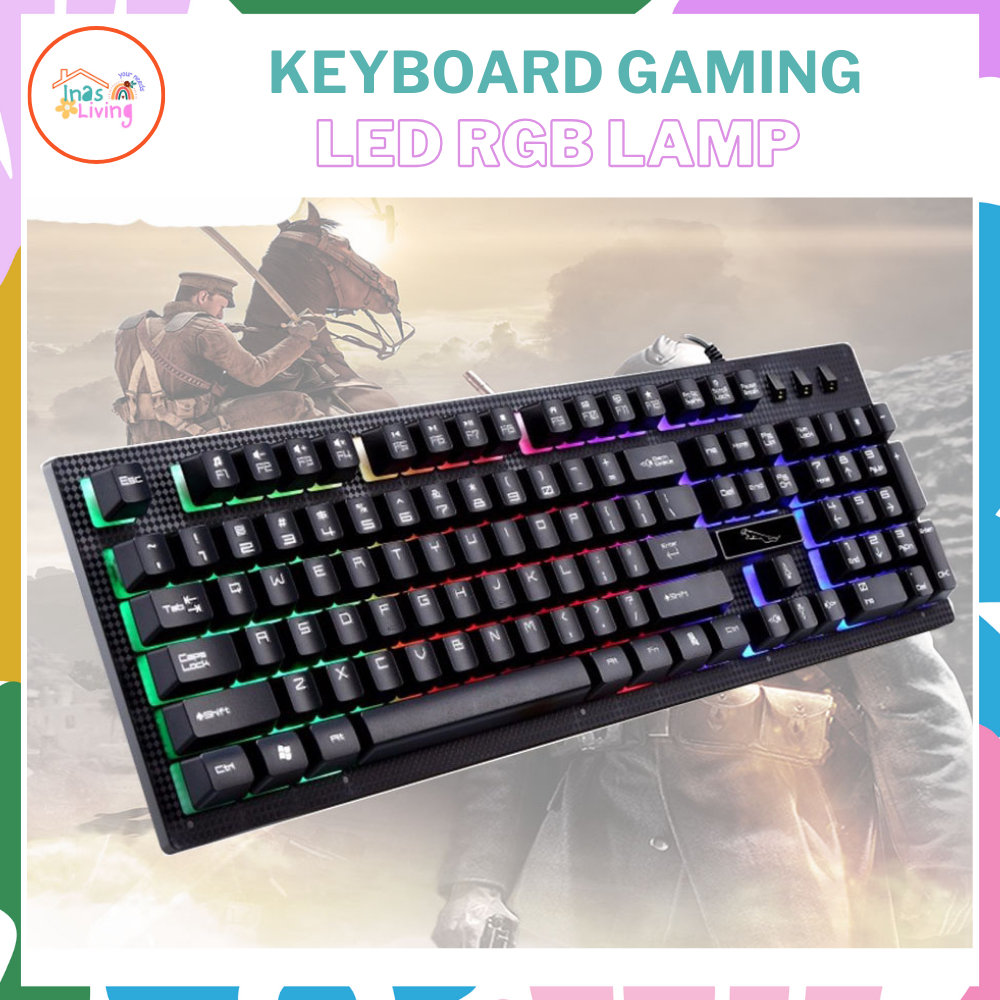 Jual Keyboard Gaming LED RGB | Shopee Indonesia