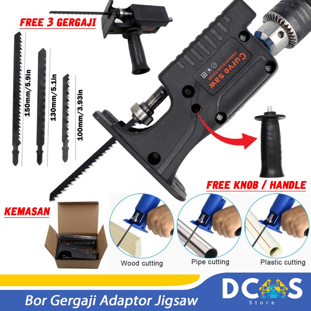 Jual Bor Gergaji Adaptor Bor Jadi Gergaji Adapter Reciprocating Saw ...