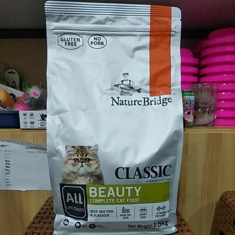 Jual Nature Bridge Cat Classic Beauty All Life Stages 1,5kg | Shopee ...