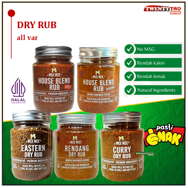Jual Mixmix Mix Mix Dry Rub Spices Bumbu Marinasi House Blend Original ...