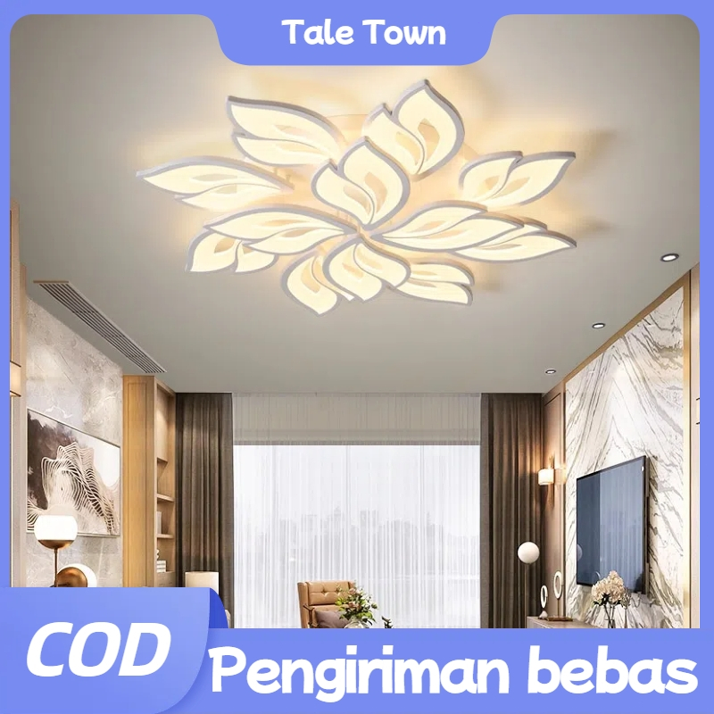 Jual Lampu Gantung Daun Ruang Tamu Indah Lampu Langit-langit Modern ...