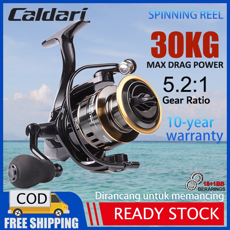 Jual HE reel Pancing Asli Besi Fishing Reel 10kg Reel Pancing Murah ...