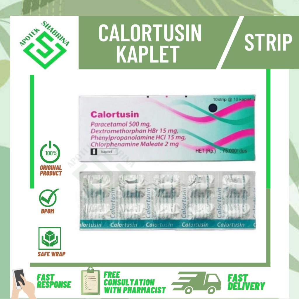 Jual Calortusin Tablet (1 STRIP ISI 10 Kaplet) | Shopee Indonesia