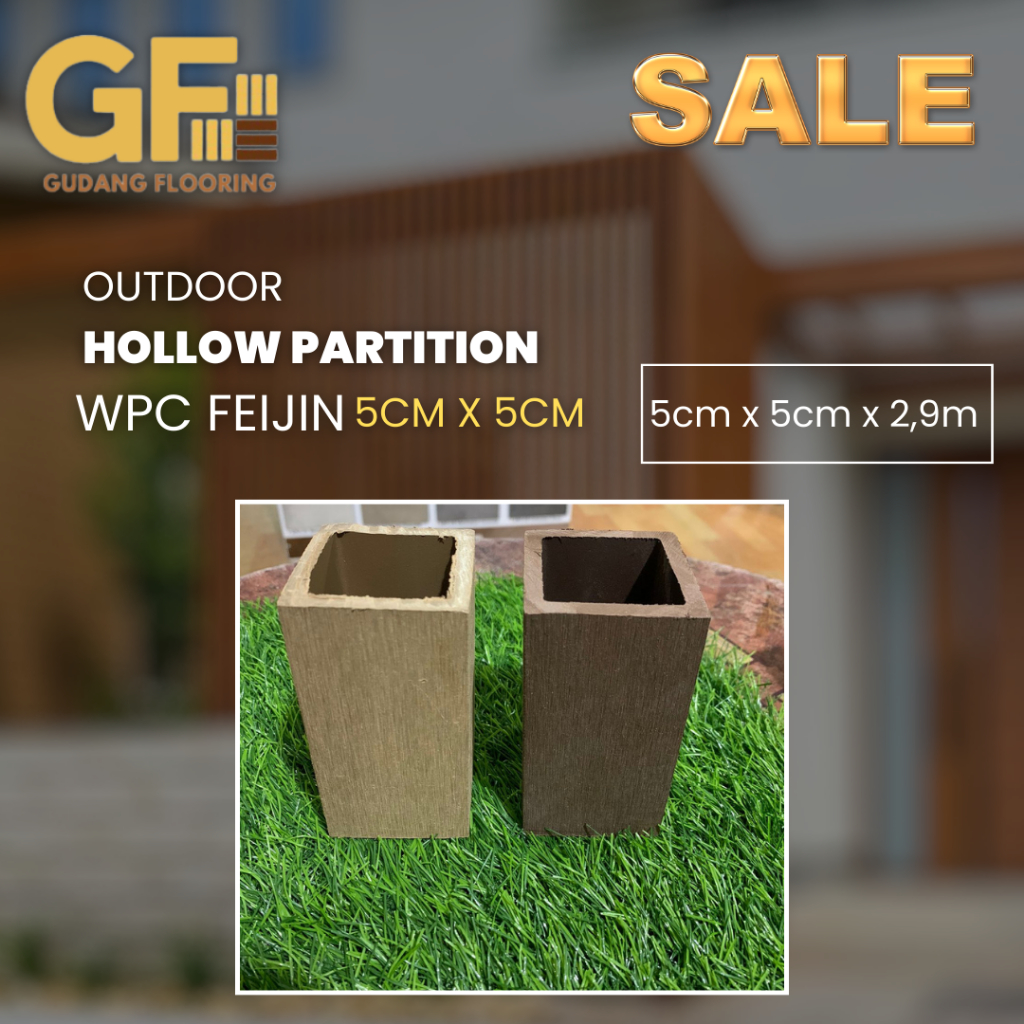 Jual PARTISI OUTDOOR WPC FEIJIN 5CM X 5 CM X 2.9M | Shopee Indonesia