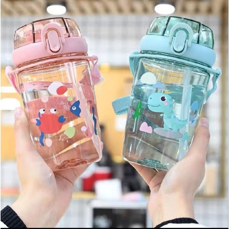 Jual Botol Minum Anak 2in1 650ml Free Tali Food Grade | Botol Minum Anak Sekolah | Shopee Indonesia