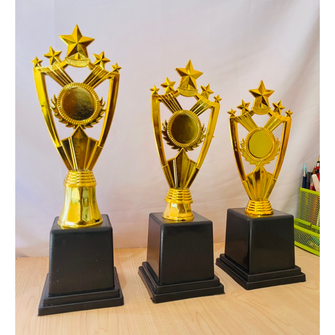 Jual Piala 1 Set Bintang 30-35 cm Piala Lomba Custom | Shopee Indonesia