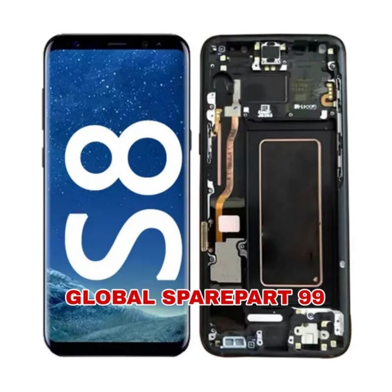 Jual LCD + TOUCHSCREEN SAMSUNG GALAXY S8 G950 + FRAME | Shopee Indonesia