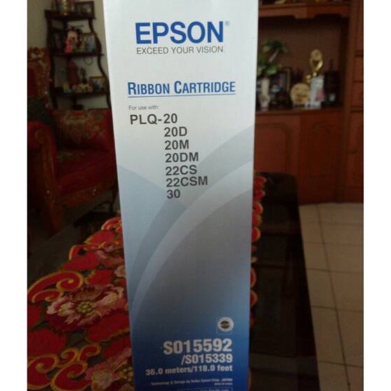 Jual PERFECT Pita Ribbon Cartridge Epson PLQ 2 PLQ2 2D 3 3M 35 5 5KM ...