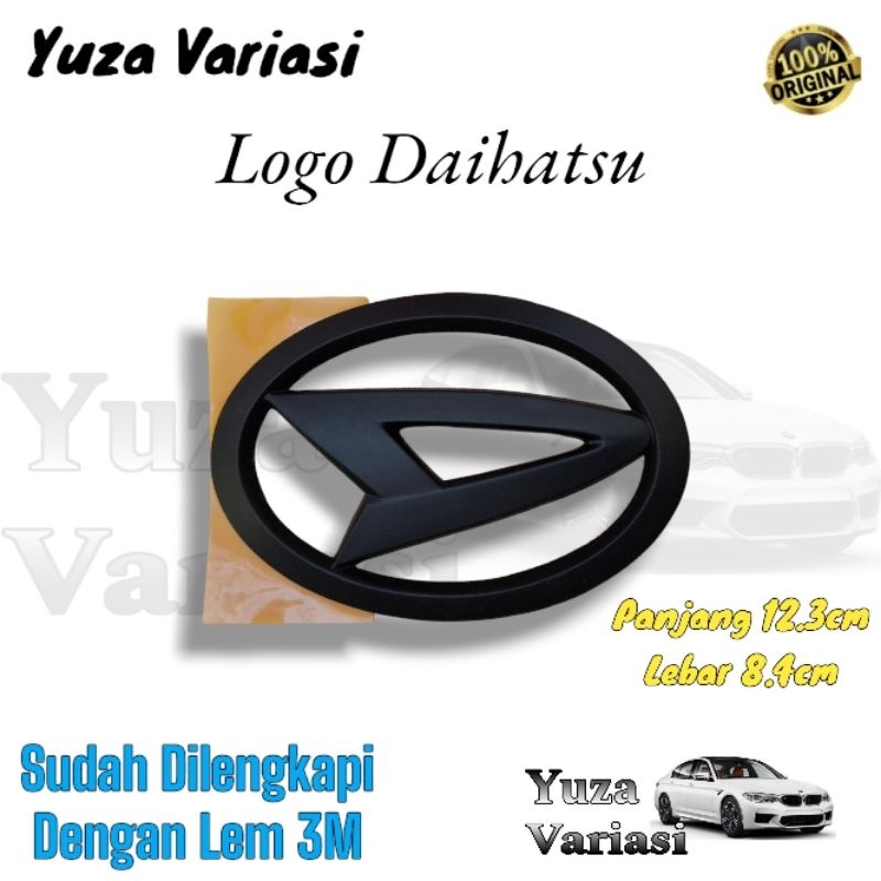 Jual LOGO DAIHATSU LUXIO/ GRANDMAX/ XENIA/ LOGO DAIHATSU Ukuran 8.4cm x ...