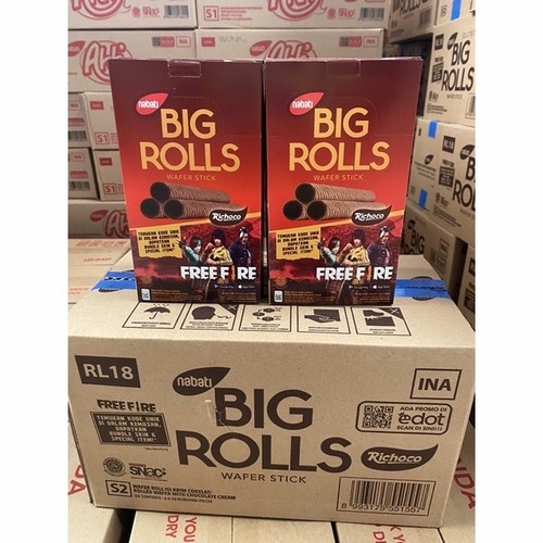 Jual 1 Dus Nabati Big Rolls Ecer 1.000 isi 6 box / 1 Karton Richeese ...