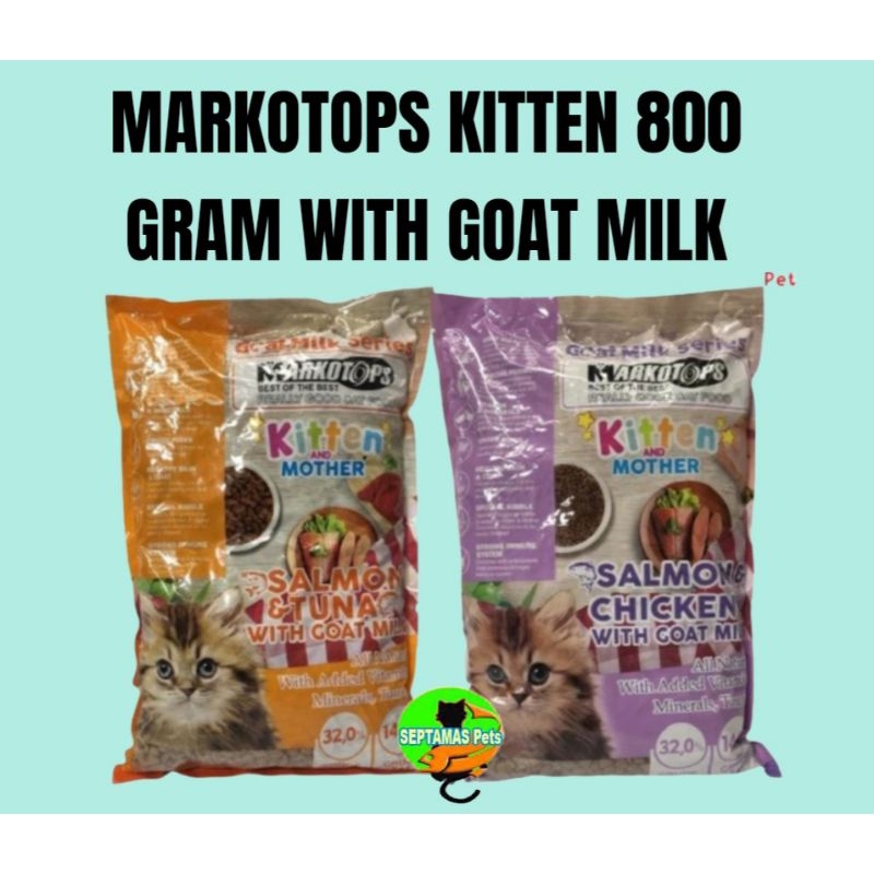 Jual Markotops Kitten and Mother with goat milk 800 gram Makanan kering ...