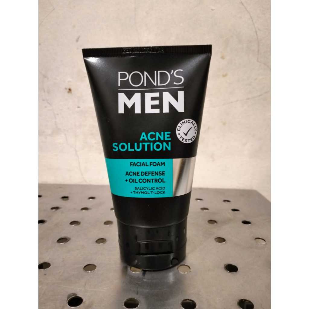 Jual PONDS Men Acne Solution Oil Control Face Wash 100ml | Shopee Indonesia