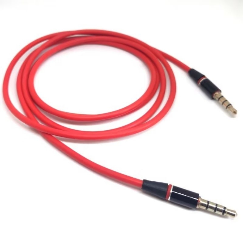 Jual KABEL AUX EXTENSION 3,8 MM KABEL STEREO AUDIO 1 METER HEADSHET ...