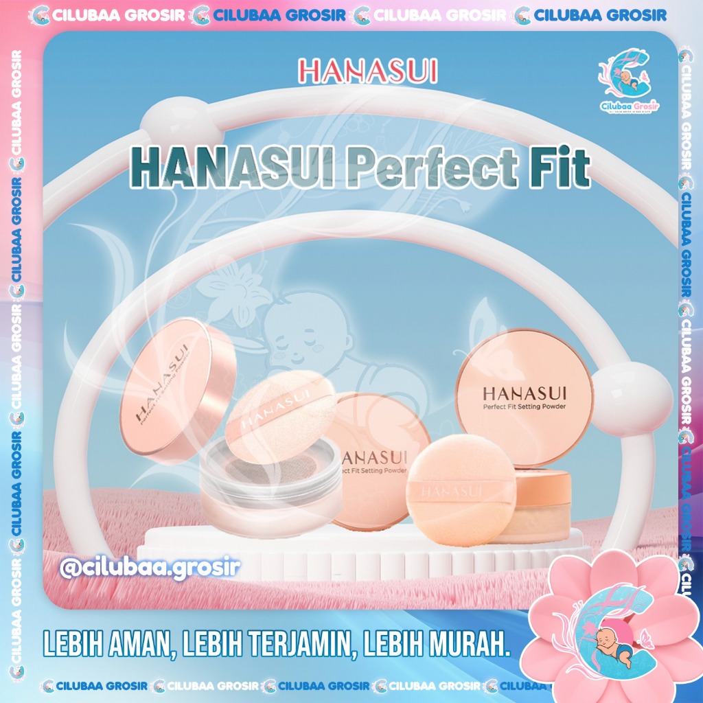 Jual Hanasui Perfect Fit Setting Powder || Loose Powder || Bedak Tabur ...