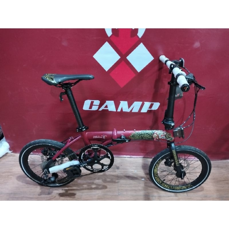 Jual Sepeda Lipat Element Foldx Xlite Edisi Bali 10 Speed | Shopee ...