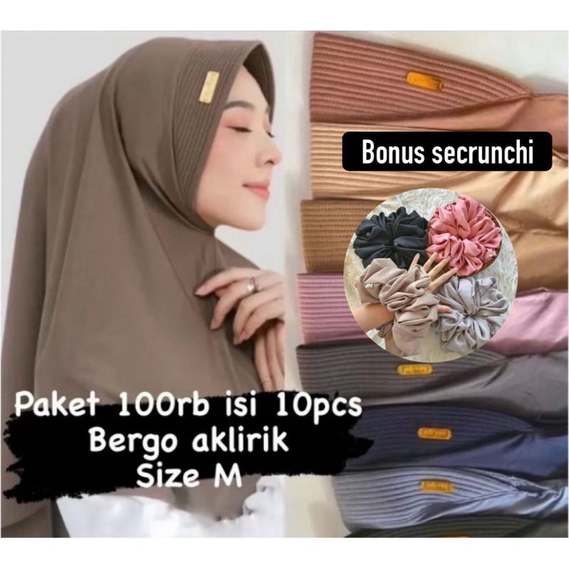 Jual (100 RB ISI 10 PCS ) BERGO HAMIDAH SIZE M LABEL BESI AKRILIK MENUTUP DADA/BERGO INSTAN ...
