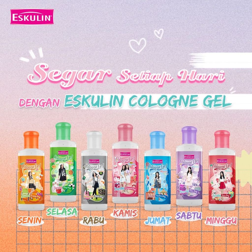Jual ESKULIN Cologne Gel Day 50ML | Shopee Indonesia