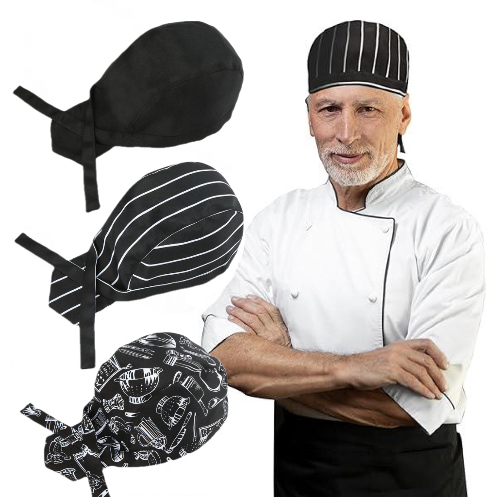 Jual Topi irates Topi Koki Pola Pribadi Topi Dapur Uniseks Topi Koki ...