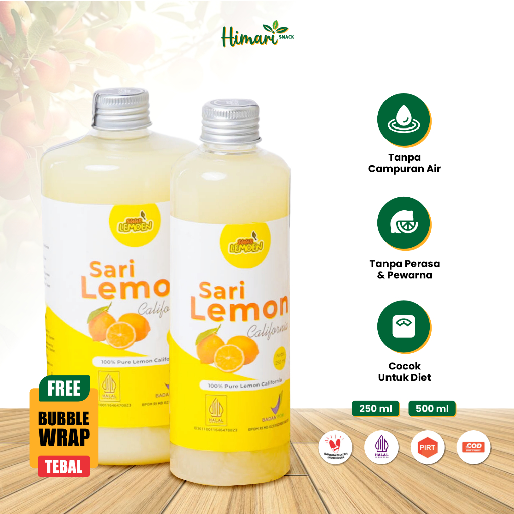 Jual Sari Lemon Asli 100% Suur Lemoen Air California Untuk Diet Kemasan ...