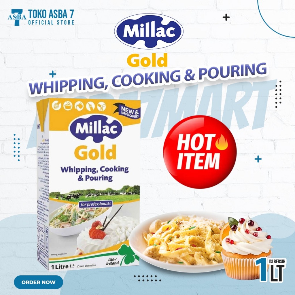 Jual MILLAC GOLD WHIPPING CREAM 1L | Shopee Indonesia