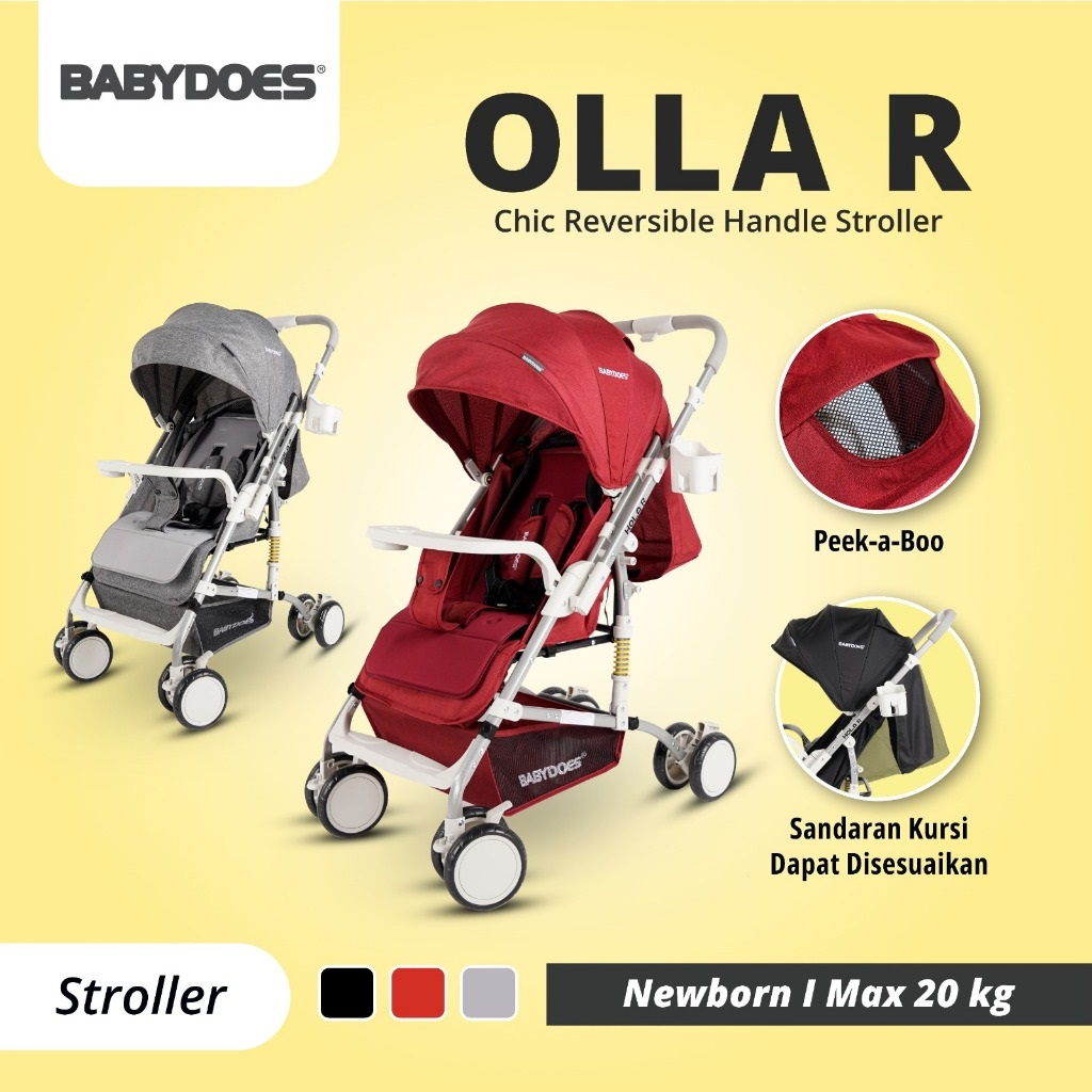 Jual Stroller Baby Does Hola R / Olla R CH319 / Stroller Dua Arah ...