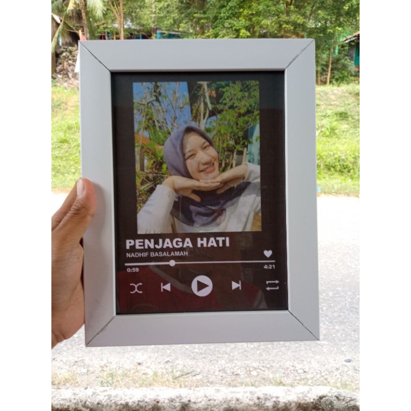 Jual FIGURA CUSTOM FOTO SPOTIFY/CUSTOM FRAME SPOTIFY 6R (15 x 20 cm ...