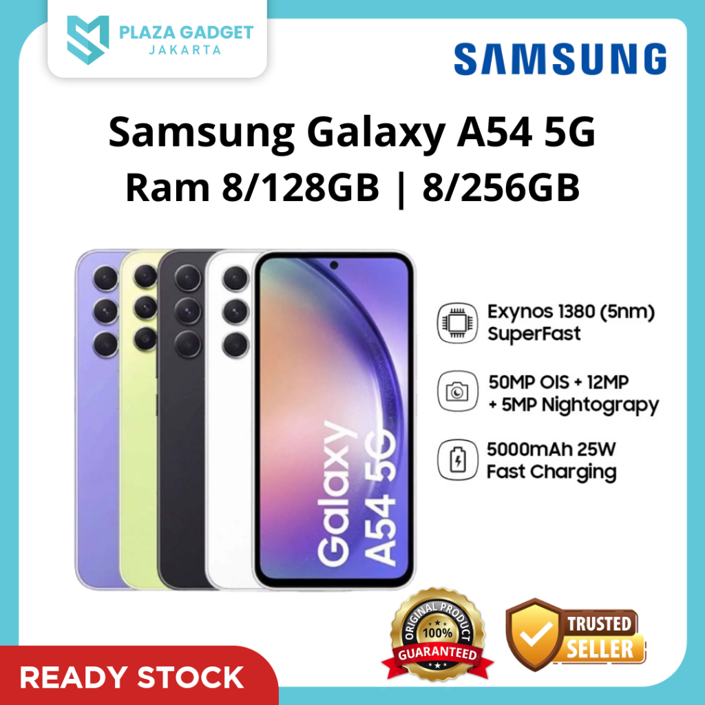Jual Samsung Galaxy A54 5G 8/128GB 8/256GB NEW Garansi Resmi 1 Tahun ...