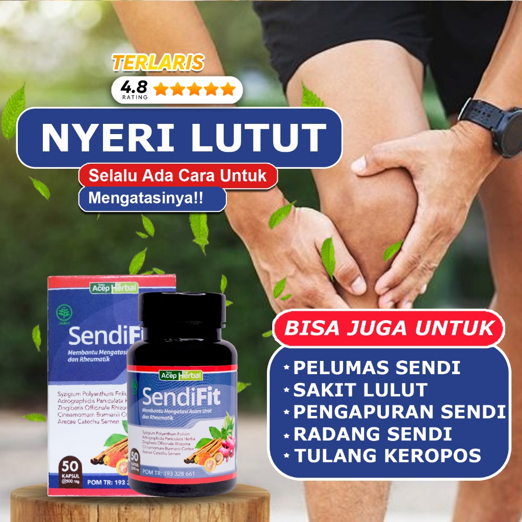 Jual Kapsul Sendifit Untuk Pelumas Sendi Nyeri Lutut Saat Di Tekuk ...