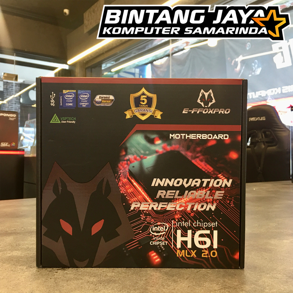 Jual Motherboard EFFOXPRO H61 MLX 2.0 M-ATX DDR3 LGA 1155 | Shopee ...