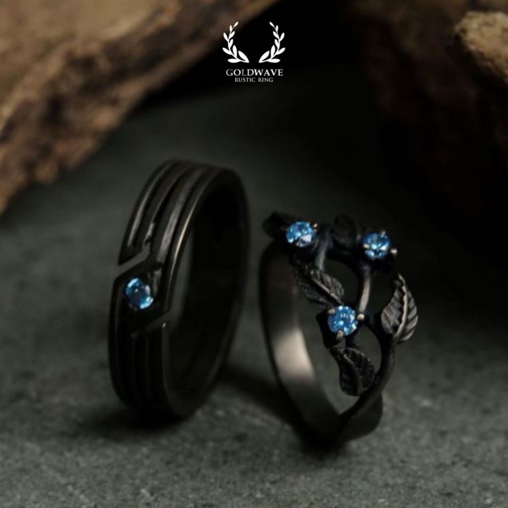 Jual Cincin Kawin Rustic Perak Silver Goldwave Rustic Ring | Shopee ...