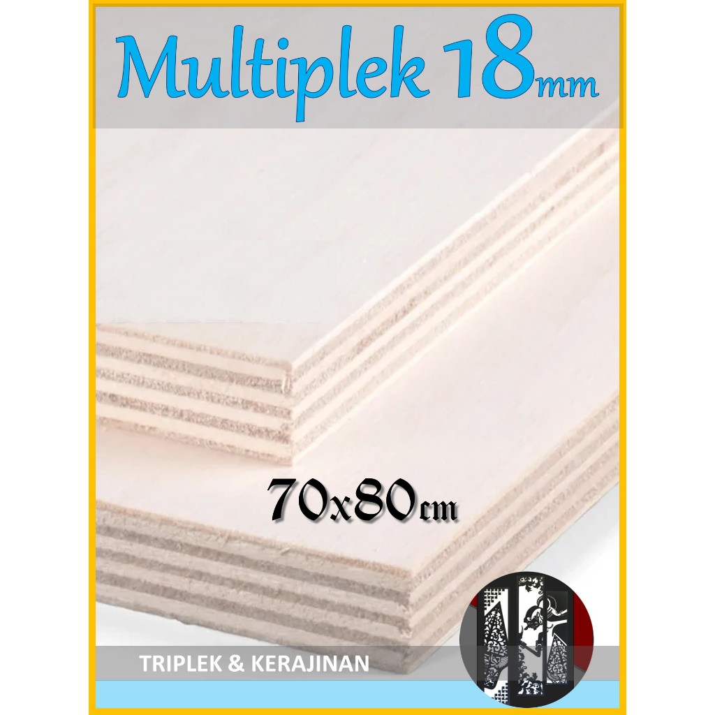 Jual Triplek 18mm 70x80 cm Multiplek MDF Melamin Blokmin Blokboard 18 ...