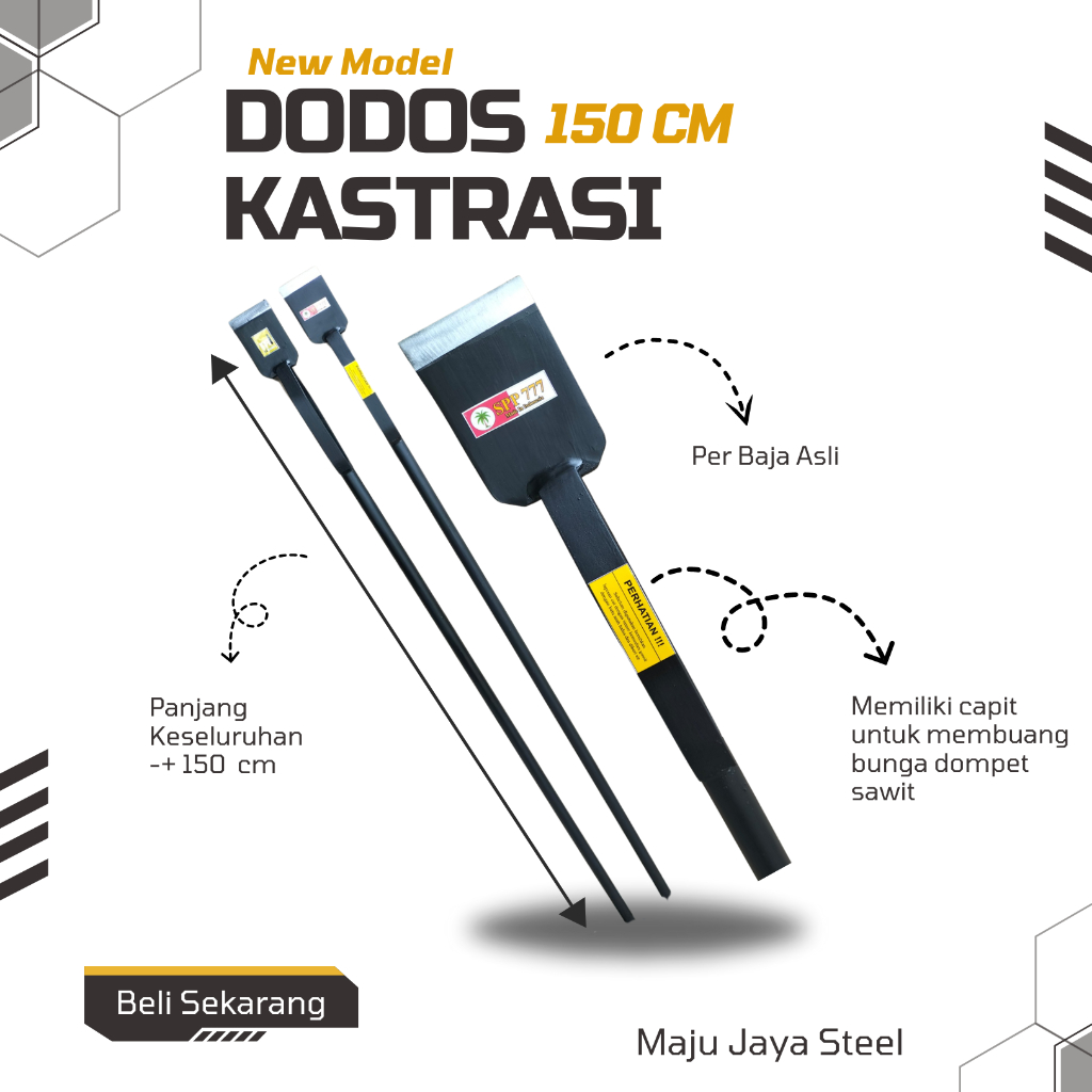 Jual COD ALAT KASTRASI SAWIT PANJANG 150 CM / DODOS KASTRASI | Shopee ...