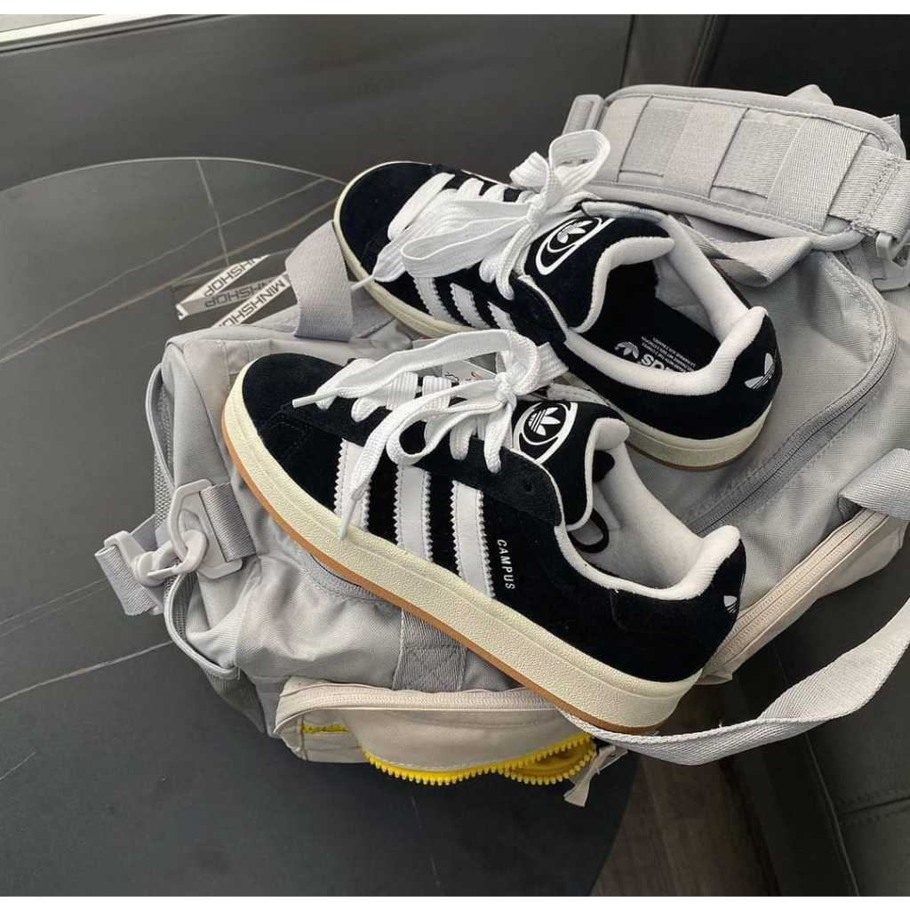 Jual Sepatu Adidas Campus 00'S x Korn Black White Gum Suede Casual ...