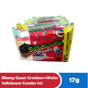 Jual KHONG GUAN CRACKERS+WAFER SALTCHEESE COMBO SCT 20/17g | Shopee ...