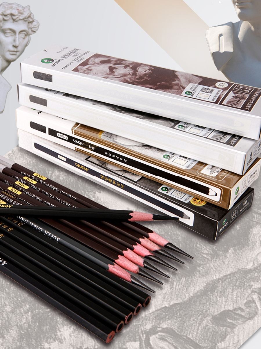Jual Maries Pencil Charcoal Drawing/Pensil Sketsa Arang /(Hard/Neutral ...