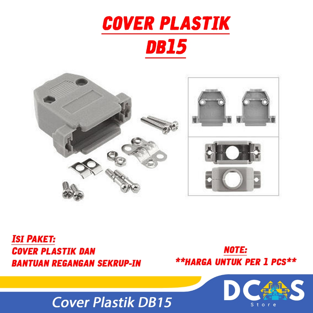 Jual Cover Plastik Plastic Cover DB15 Socket Adaptor DB 15 | Shopee ...