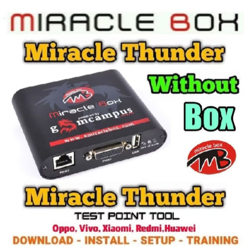 Jual Miracle Box Thunder Edition Original Without Box Working | Shopee ...