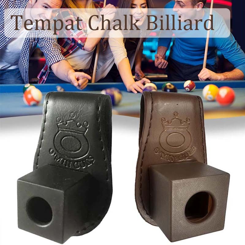 Jual Magnetic Chalk Holder Kulit Chalk Holder Billiard Tempat Chalk ...