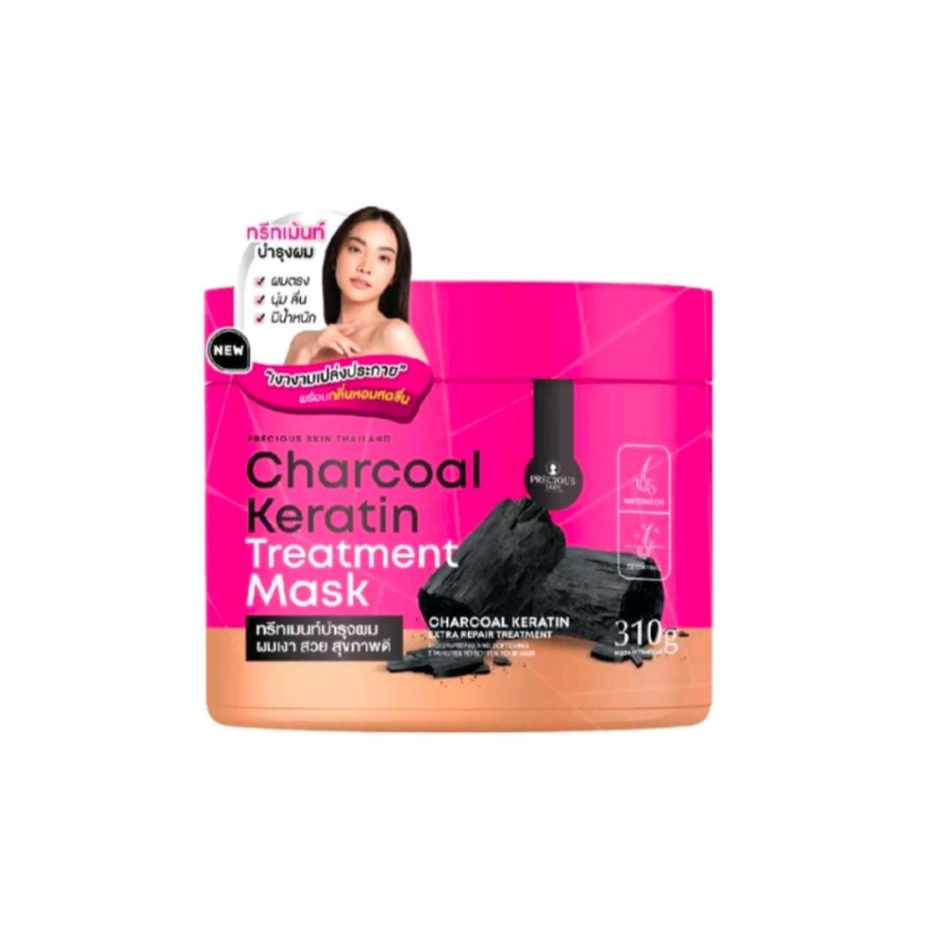 Jual Precious Skin Thailand Charcoal Keratin Treatment Mask / Masker ...