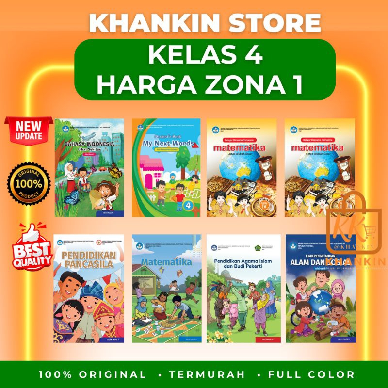 Jual BUKU PAKET KURIKULUM MERDEKA KELAS 4 SD KEMENDIKBUD / DIKBUD AGAMA ISLAM, MATEMATIKA ...
