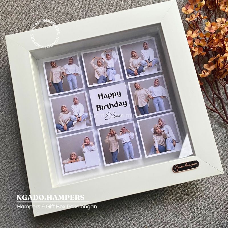 Jual [ Maharani ScrapeFrame Kode SF1] FRAME 3D 20 x 20 cm | KADO ULANG ...