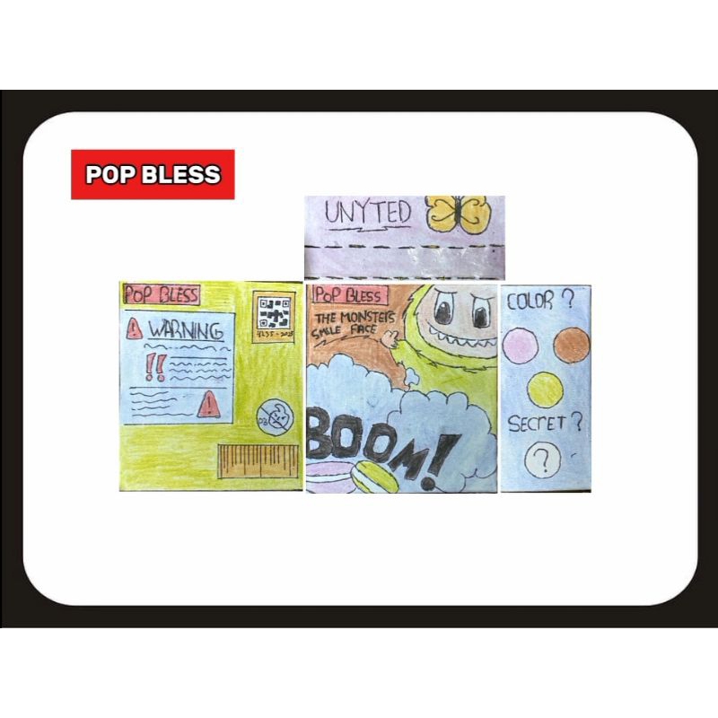Jual Blink Box Labubu Paper Squishy Original (POP BLESS) | Shopee Indonesia