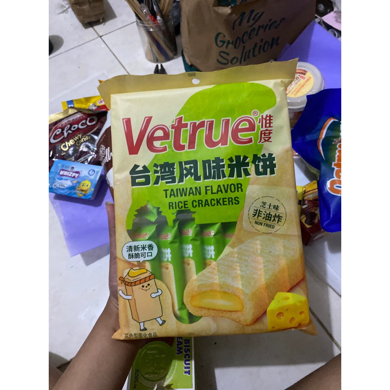 Jual Vetrue Japanese Taiwan Rice Crispy Crackers Krekers Beras Aneka ...
