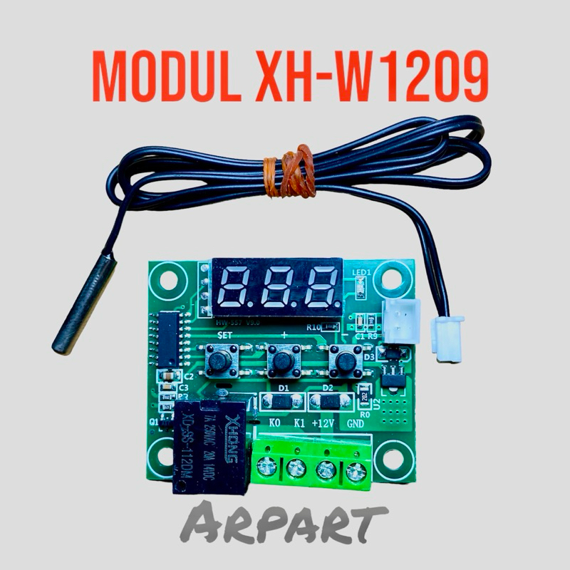 Jual modul w1209 temperature controller modul thermostat suhu kontrol ...