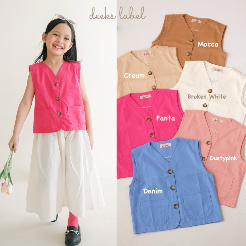 Jual Naomi Rompi Anak Unisex // Vest anak korea lucu 1-8 tahun | Shopee ...