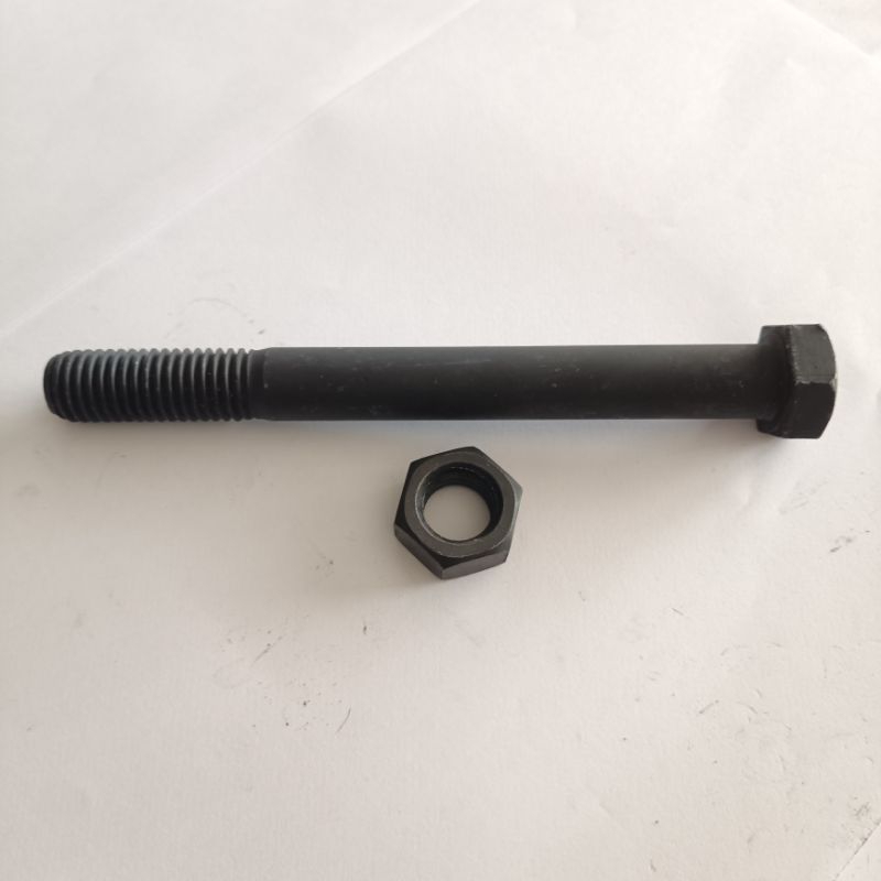 Jual Baut Mur Baja 5/8" x 6" UNC Grade 8.8 Kunci 24 Drat Kasar Baut Mur ...