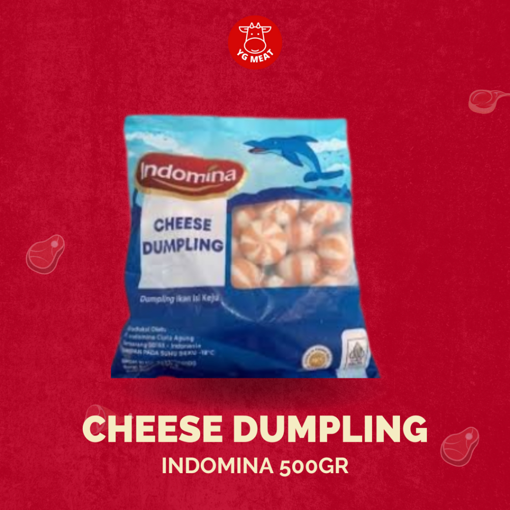 Jual Dumpling Cheese Indomina 500gr | Fish ball isi Keju | Shopee Indonesia
