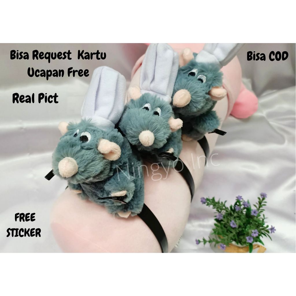 Jual BANDO RATATOUILLE JEPITAN PONI TIKUS KOKI KUROMI LUCU PREMIUM ...