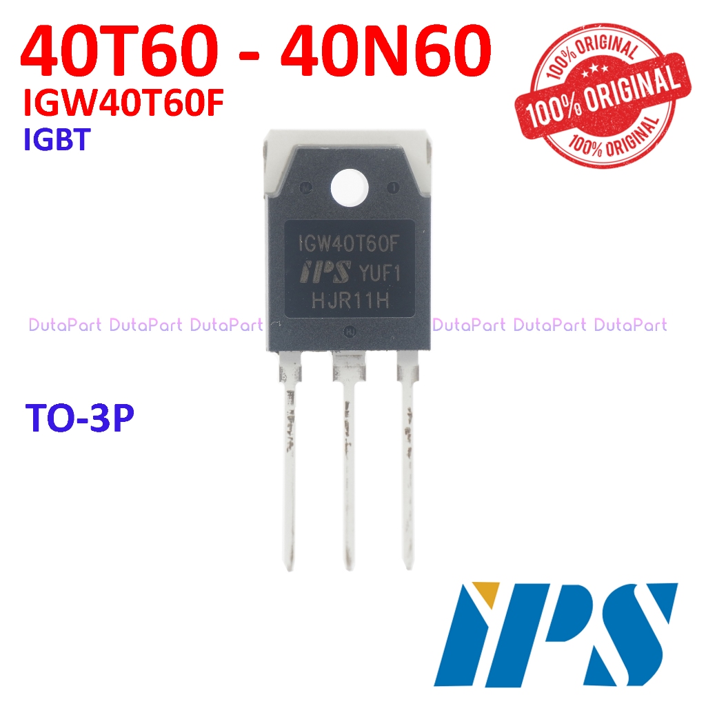 Jual 40T60 40N60 IGW40T60F ORIGINAL IPS 600V 40A IGBT TO-3P | Shopee ...