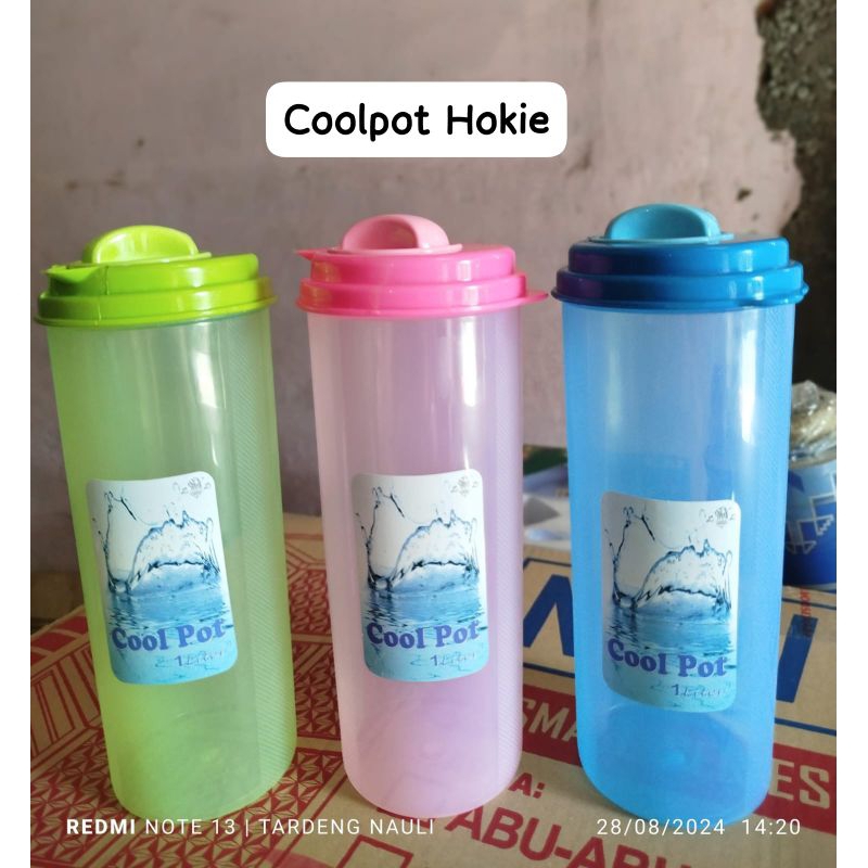 Jual cool pot hoki/ botol minum 1 liter /botol kulkas 1000 ml | Shopee ...